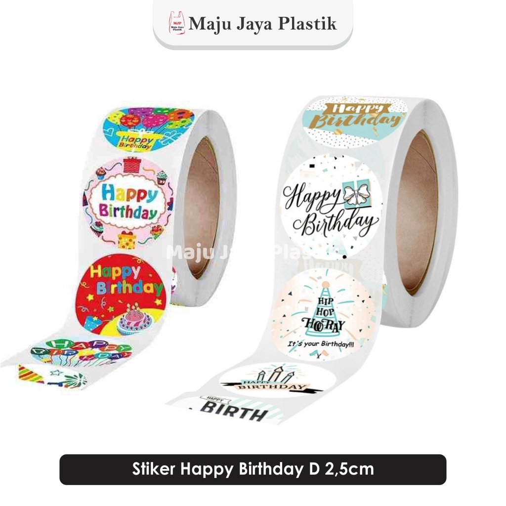 Jual Sticker Happy Birthday / stiker ultah / stiker ulang tahun ...