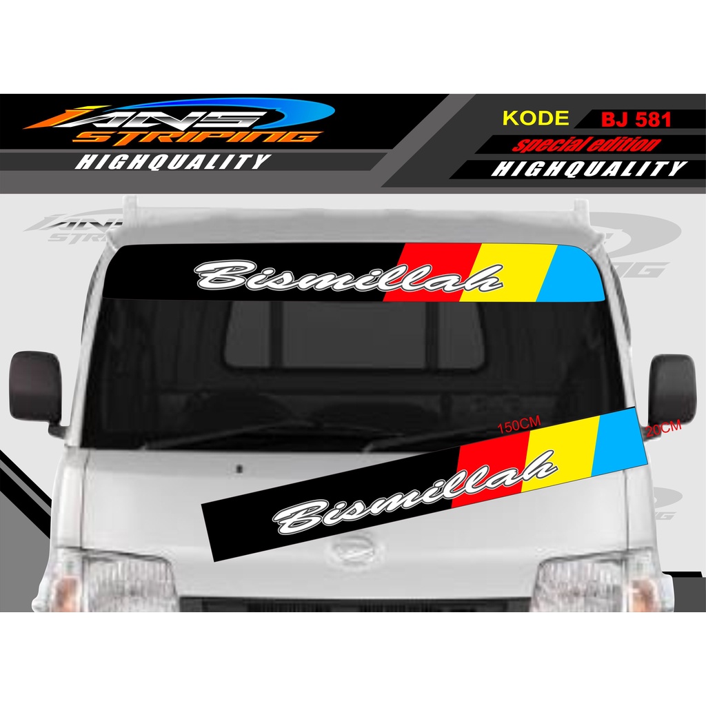 Jual STIKER KACA DEPAN MOBIL L300 / GRANDMAX / PICK UP / CARRY / STIKER ...