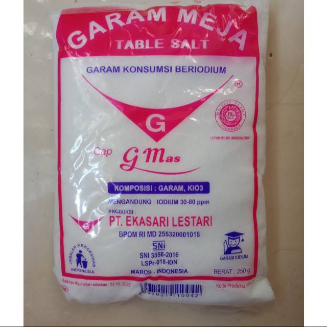 Jual Garam halus 250 gr | Shopee Indonesia