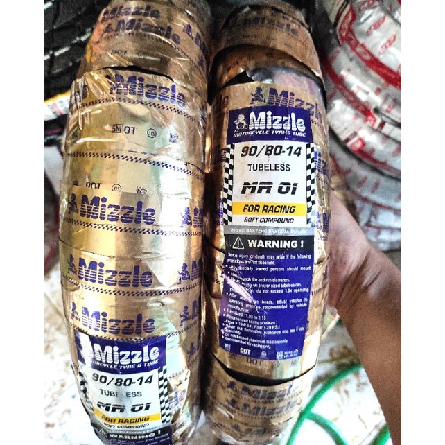 Jual ban tubles matic mizzle mr01 softcompound 90/80 - 80/80 - 100/80 ...