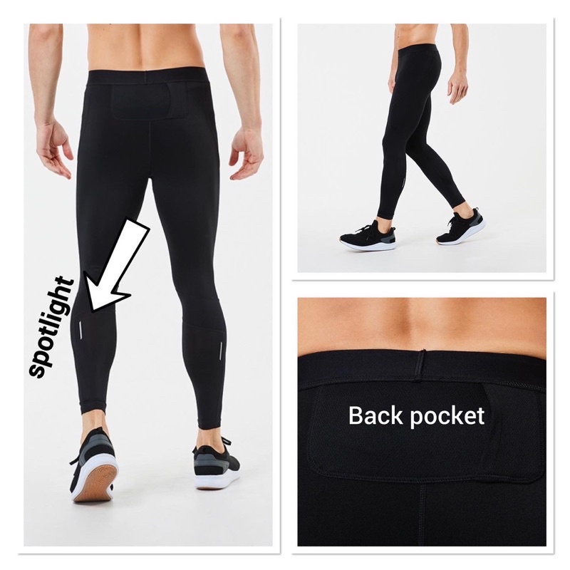 Jual Legging pria. ANKO Active MensTraining Tights. | Shopee Indonesia