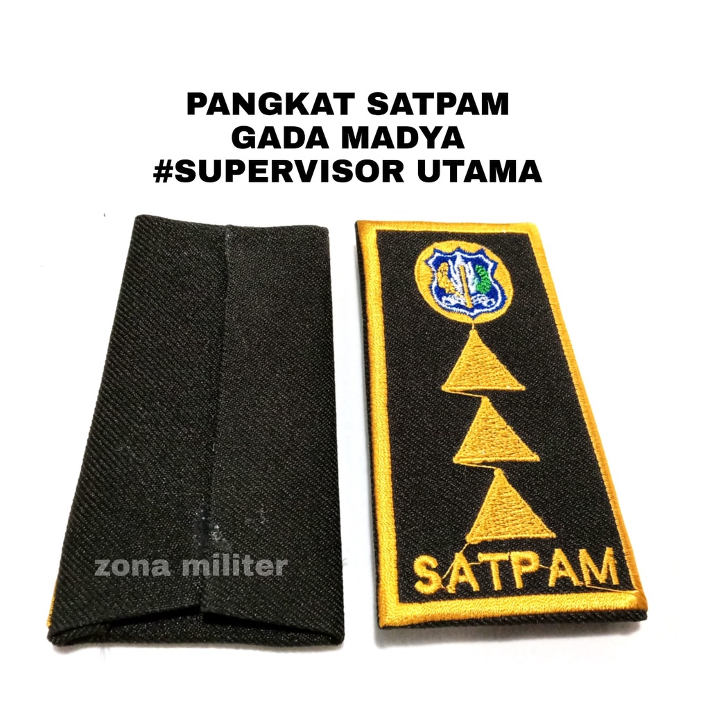 Jual Pangkat Security TERBARU SUPERVISOR GADA MADYA SEGITIGA TIGA ...