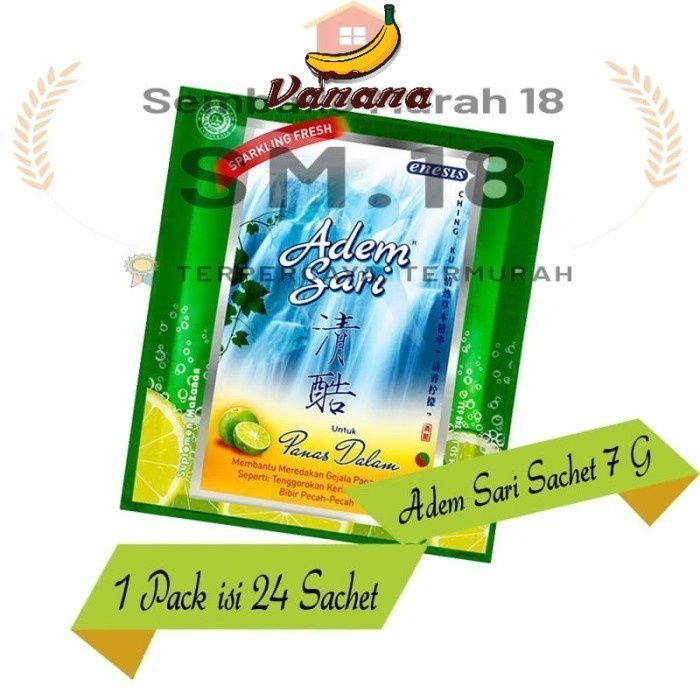 Jual ADEM SARI SACHET 7 GR - MINUMAN PEREDA PANAS DALAM | Shopee Indonesia