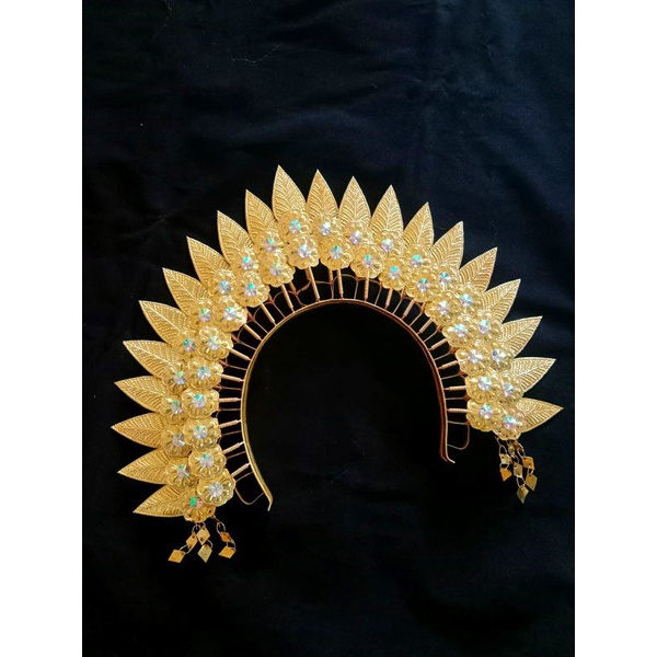 Jual Bando Bugis Makassar 3 Susun Model Kombinasi Daun dan Bunga ...