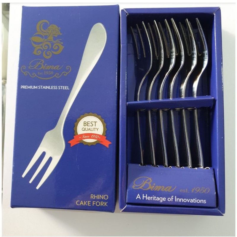 Jual RH004DC Garpu Kue, Cake Fork Bima Rhino @6pcs, kemasan dos ...