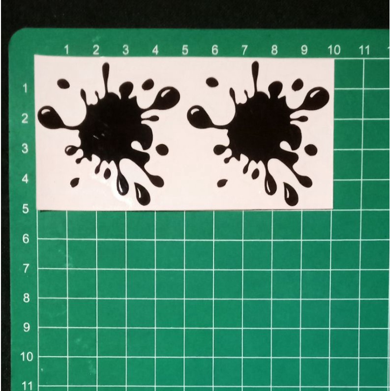 Jual stiker sticker bercak sticker crot cutting isi 2 asesoris motor ...