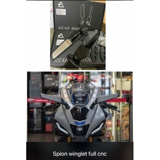 Jual Spion Winglet New Tomok Spion Winglet Universal PCX Aerox Nmax X ...