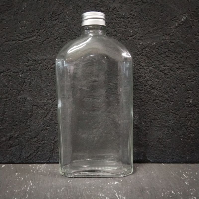 Jual Botol Gepeng/Botol Jamu Kaca PXJ 350ml dan 500ml | Shopee Indonesia