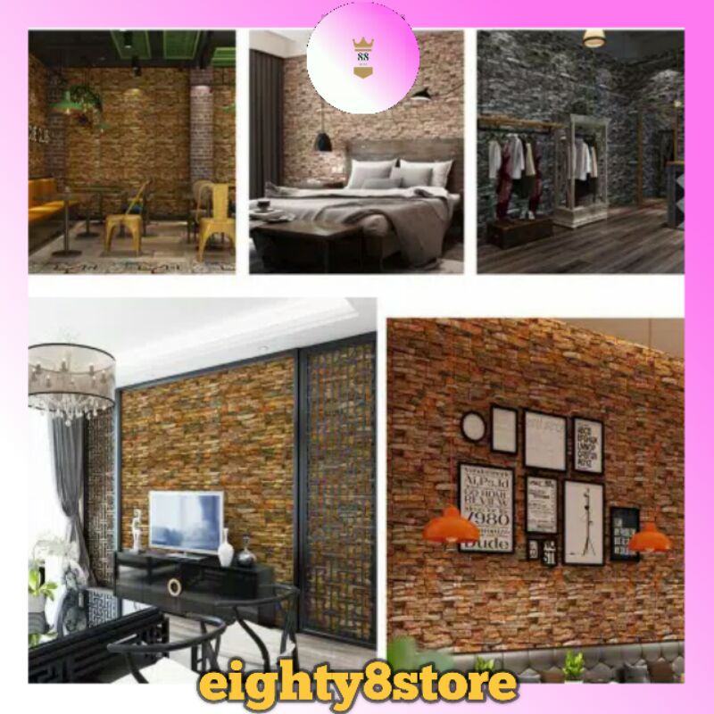 Jual WALLPAPER DINDING / WALLPAPER FOAM / WALLPAPER STICKER / WALLFOAM ...