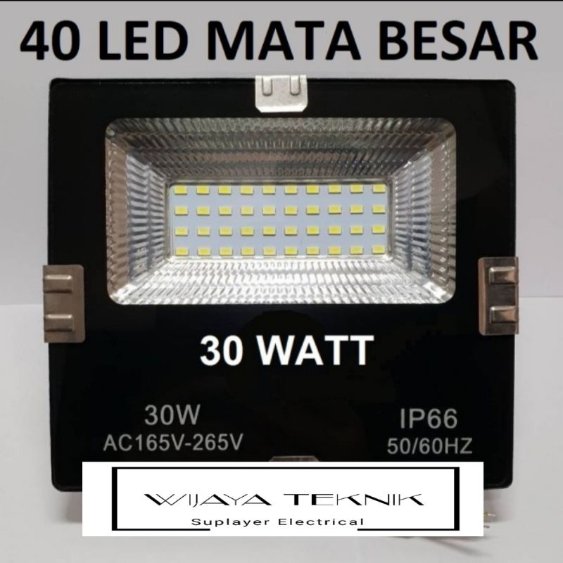 Jual LED SOROT 30W FLOOD LIGHT Lampu Tembak 30watt Outdoor | Shopee Indonesia