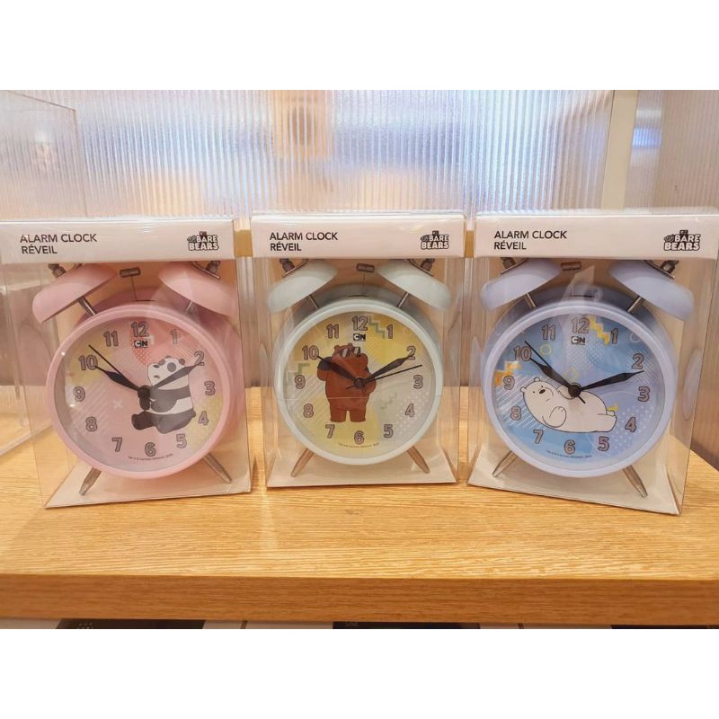 Jual MINISO X WE BARE BEARS ALARM CLOCK JAM BEKER LUCU | Shopee Indonesia