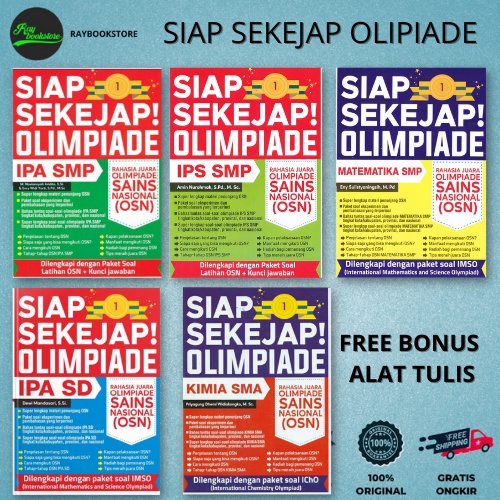Jual BK - BUKU SIAP SEKEJAP! OLIMPIADE IPA,IPS,MATEMATIKA SD/ SMP / SMA RAHASIA JUARA OLIMPIADE ...