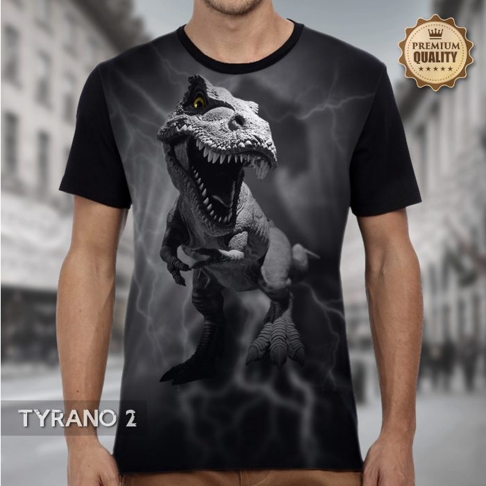 Jual Kaos DINOSAURUS Baju T REX Tshirt Tyrannosaurus Distro Kaos ANIMAL ...
