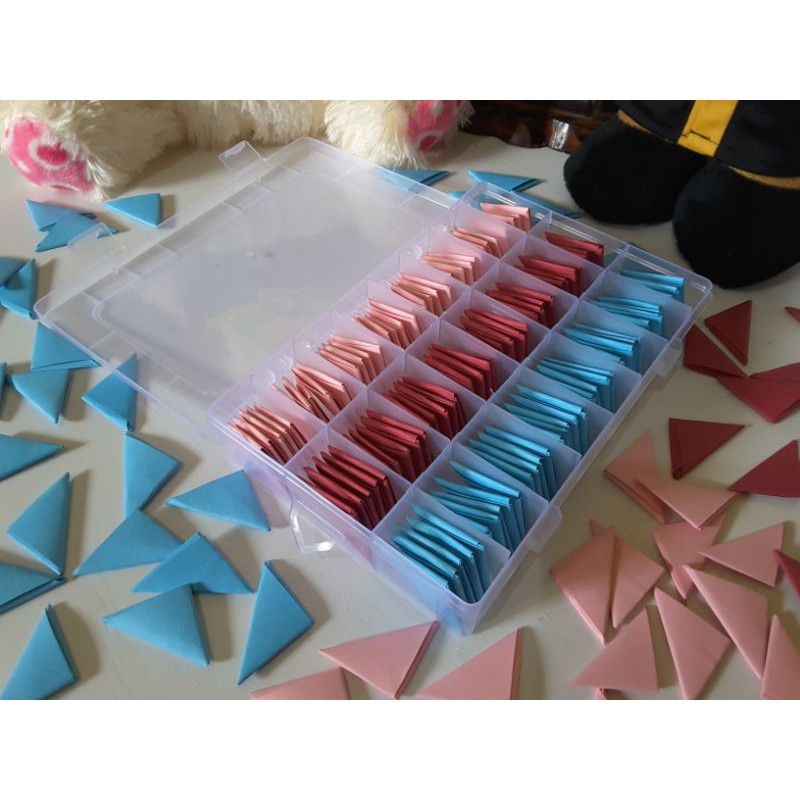 Jual Alat belajar anak/ Triangle Origami/ Origami Segitiga/ Kotak ...