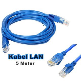Jual Kabel LAN/UTP 5 Meter Cat 5E Siap Pakai | Shopee Indonesia