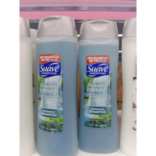Jual Suave essentials waterfall mist shampo 443gr | Shopee Indonesia