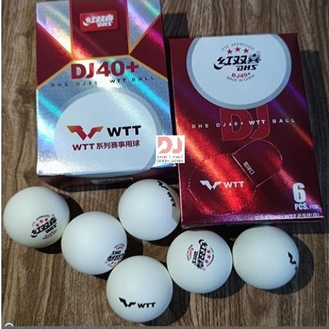 Jual BOLA TENIS MEJA PINGPONG, DHS DJ40+, 3 STAR, ISI 6 | Shopee Indonesia