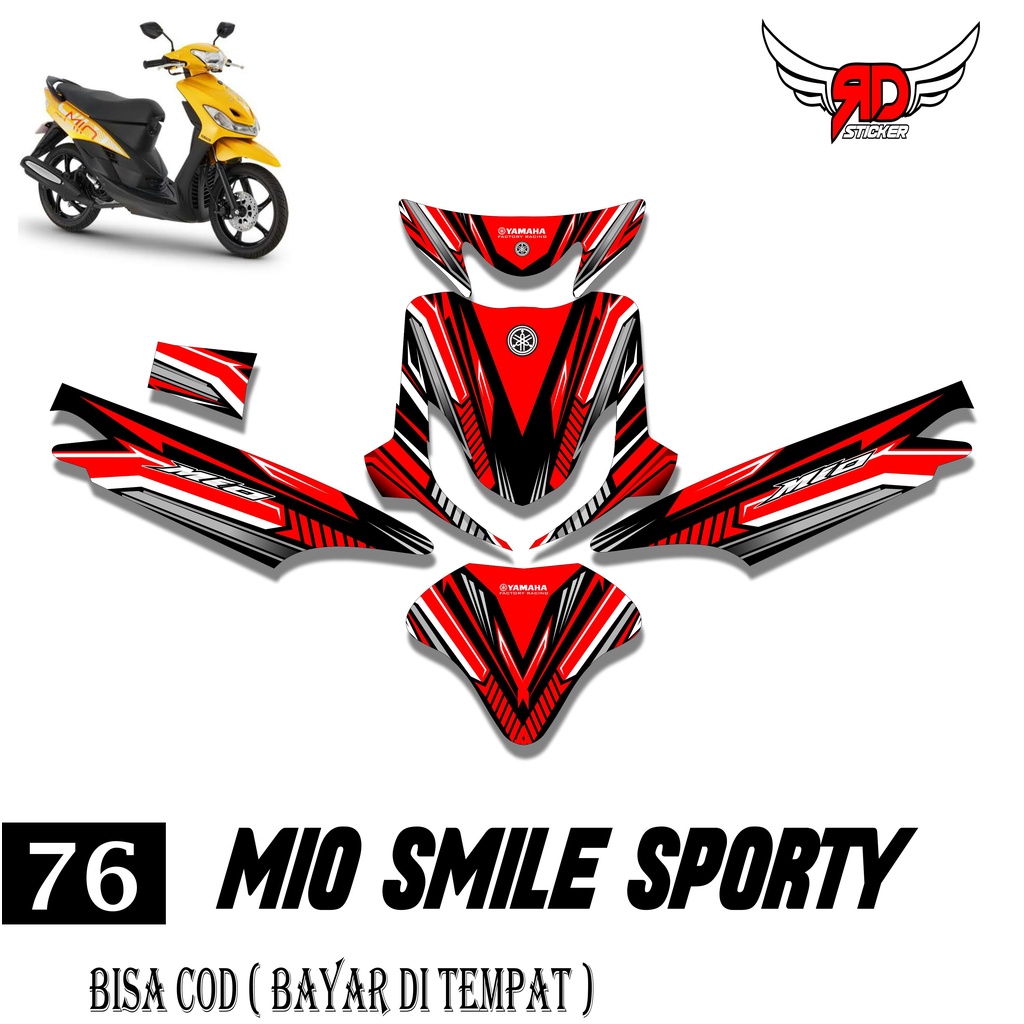 Jual Sticker Decal Full Body MIO SPORTY smile - Sticker Decal MIO ...