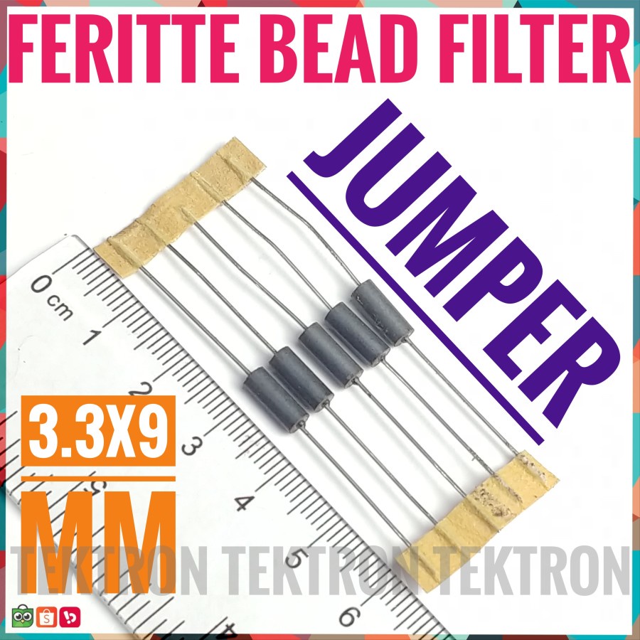 Jual Jumper Feritte Bead Filter 3.3x9mm LPF Ferit Core Kawat Harga ...