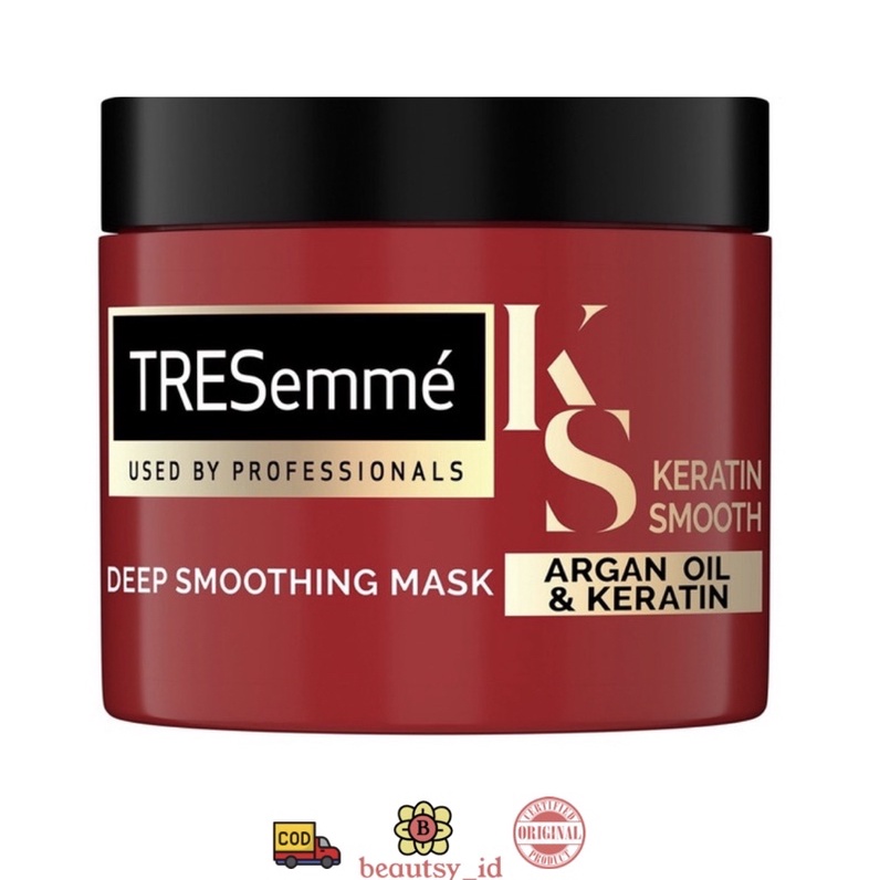 Jual Tresemme Keratin Smooth Deep Smoothing Hair Mask Hairmask Original ...