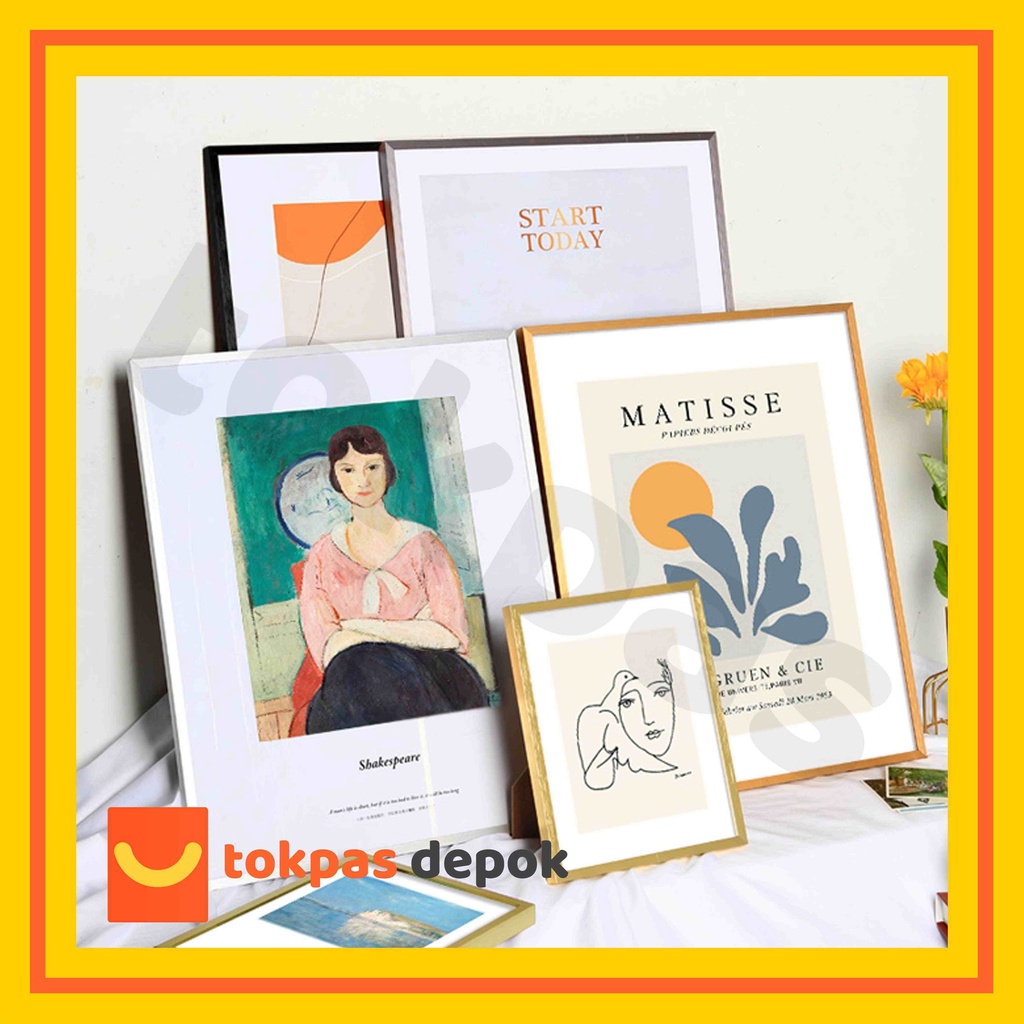 Jual Bingkai Pigura Ijazah Sertifikat Frame Foto Ukuran A4 21x30 cm ...