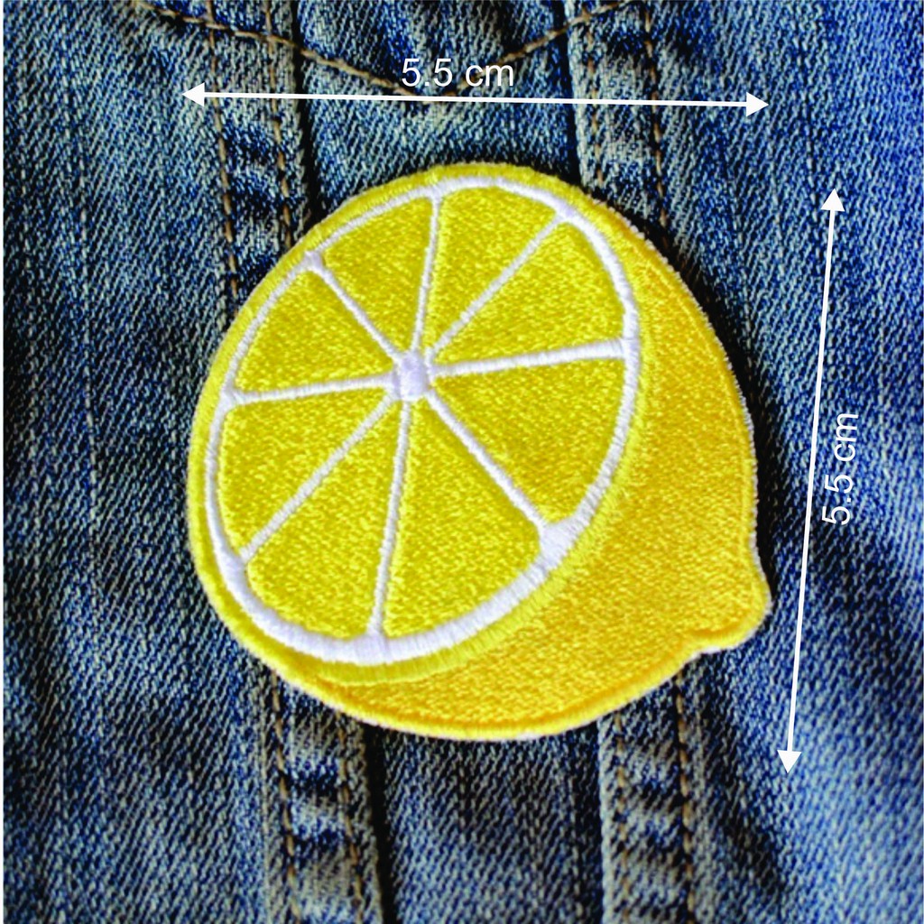 Jual Iron Patch Half Lemon badge | Shopee Indonesia