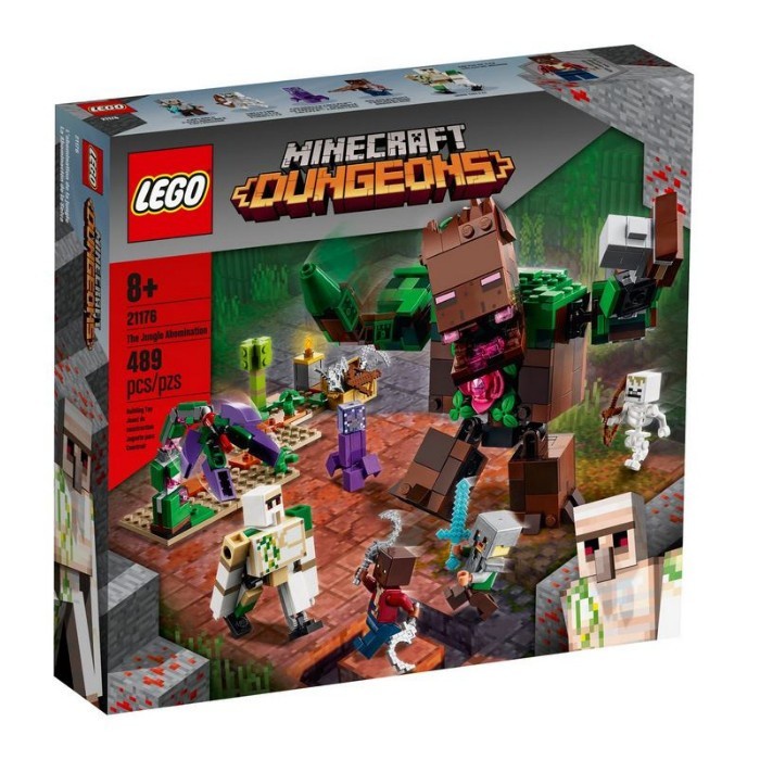 Jual Mainan LEGO-Minecraft The Jungle Abomination | Shopee Indonesia