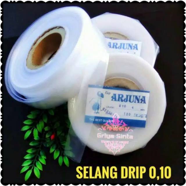 Jual Selang Drip Putih 0,10mm | Shopee Indonesia