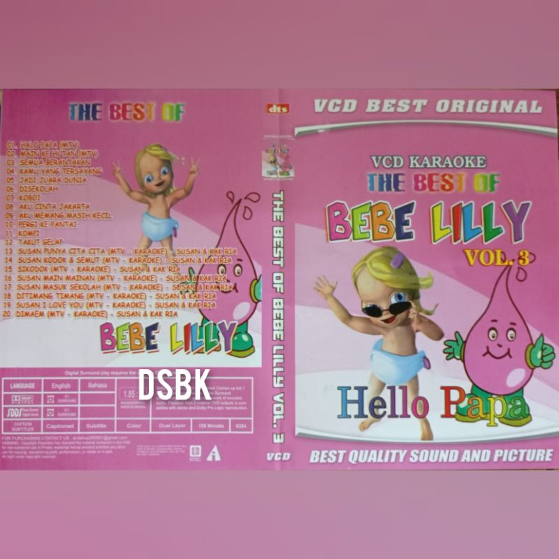 Jual Kaset VCD Karaoke The Best BEBE LILLY Hallo Papa | Shopee Indonesia