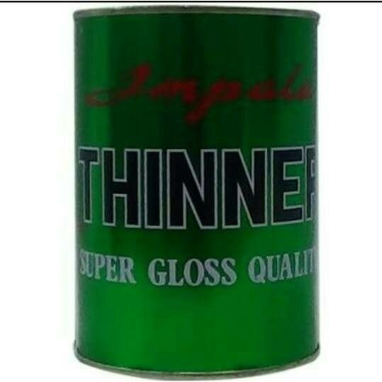 Jual (gojek) tiner thiner thinner impala 1 liter / pengencer cat duco 1 ltr | Shopee Indonesia