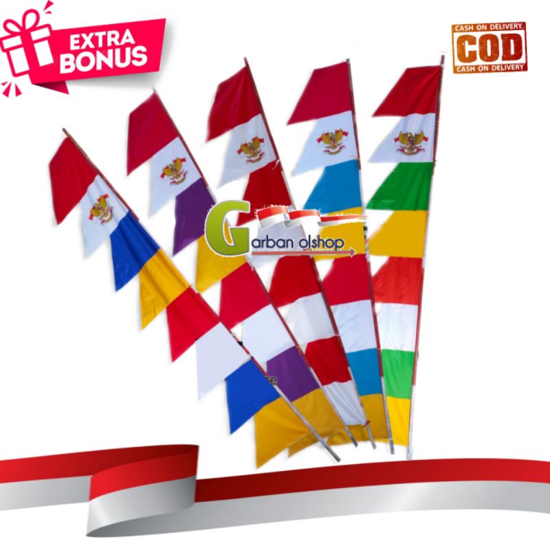 Jual bendera Umbul umbul garuda warna 1pcs | Shopee Indonesia