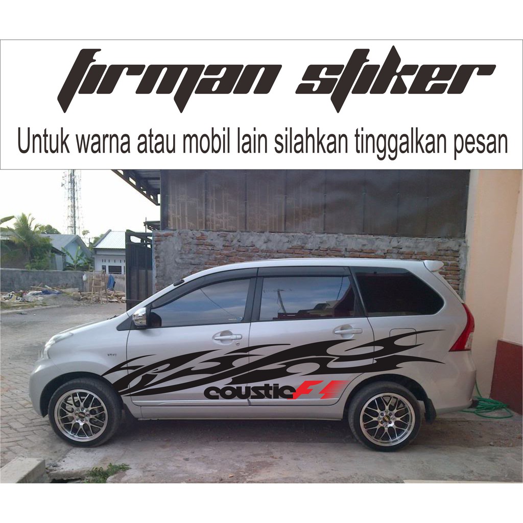 Jual stiker mobil avanza/xenia silver | Shopee Indonesia
