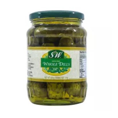 Jual S&W Whole Dills 680ml SW / Mentimun Dalam Botol Timun Acar ...