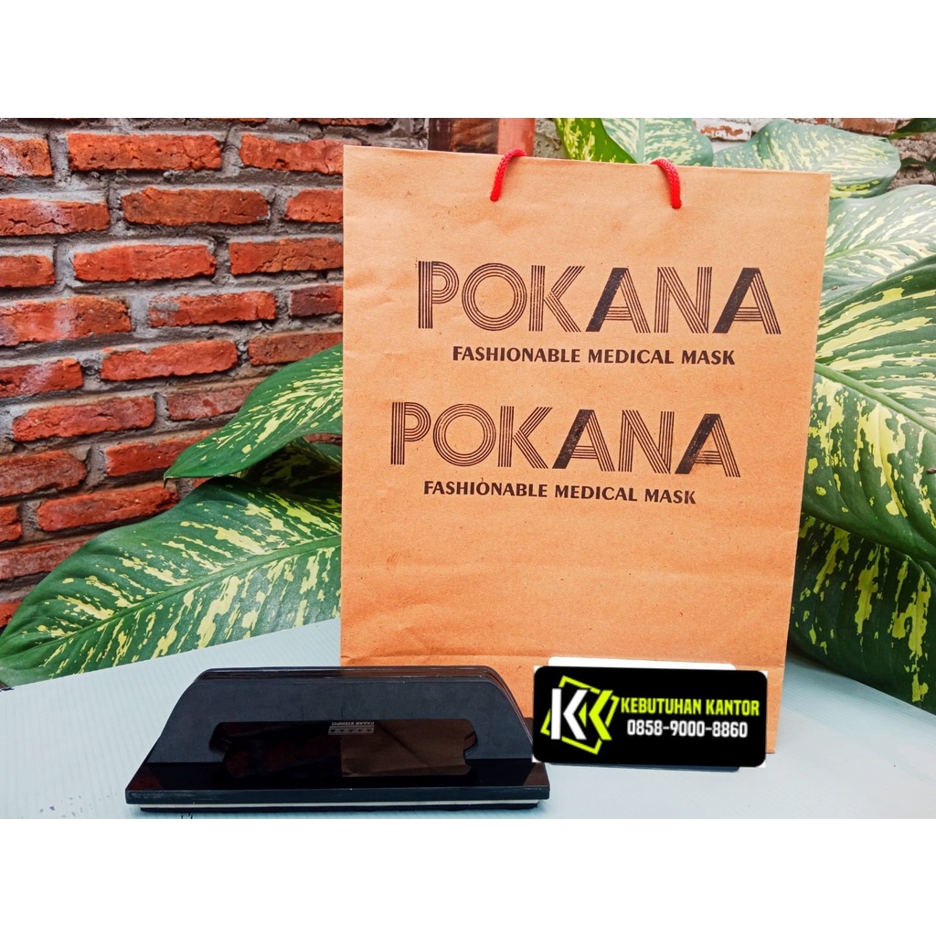 Jual Jual Paket Stempel Paper Bag Stempel Paper Tas Coklat / Kantong ...