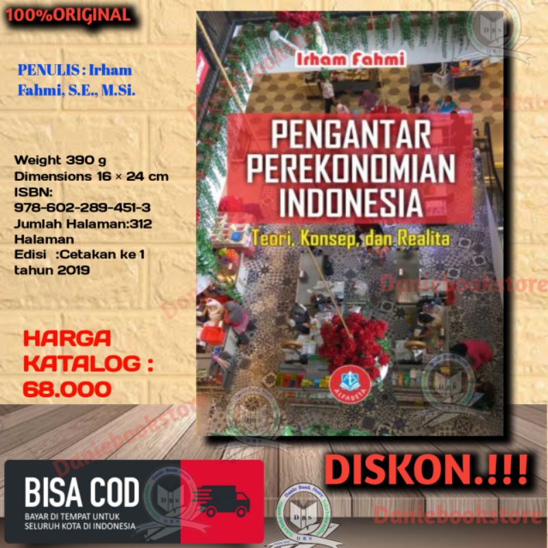Jual PENGANTAR PEREKONOMIAN INDONESIA , Irham Fahmi,| Alfabeta | Shopee Indonesia