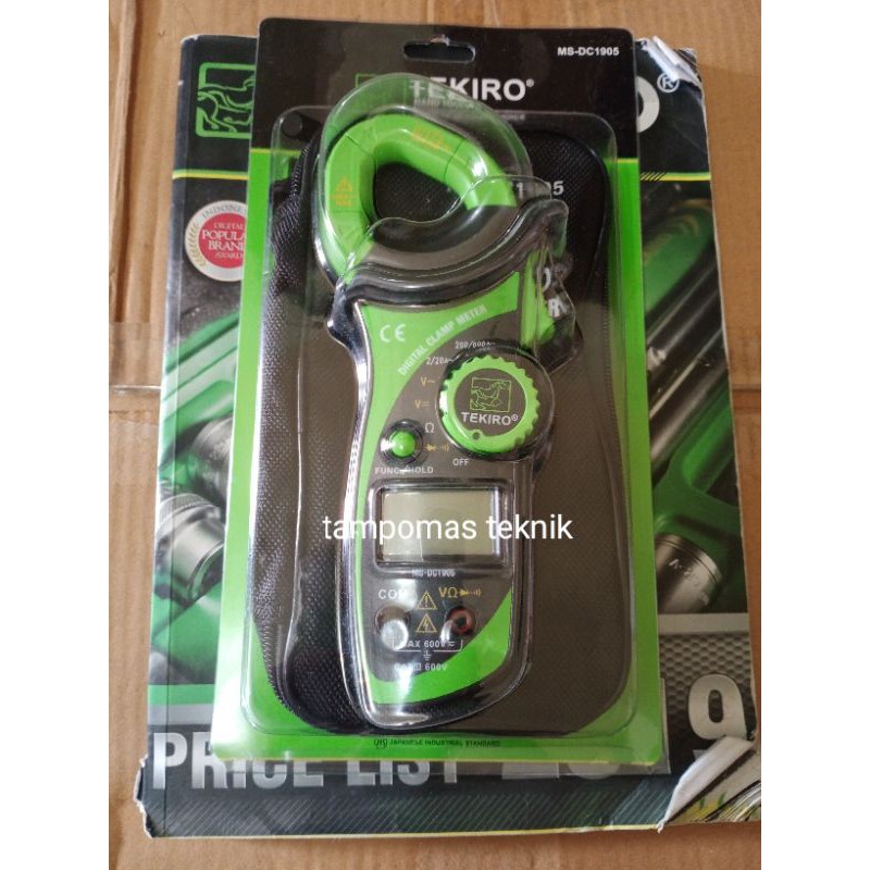 Jual Tang Ampere Tekiro Digital Clamp Meter Tekiro Original | Shopee ...