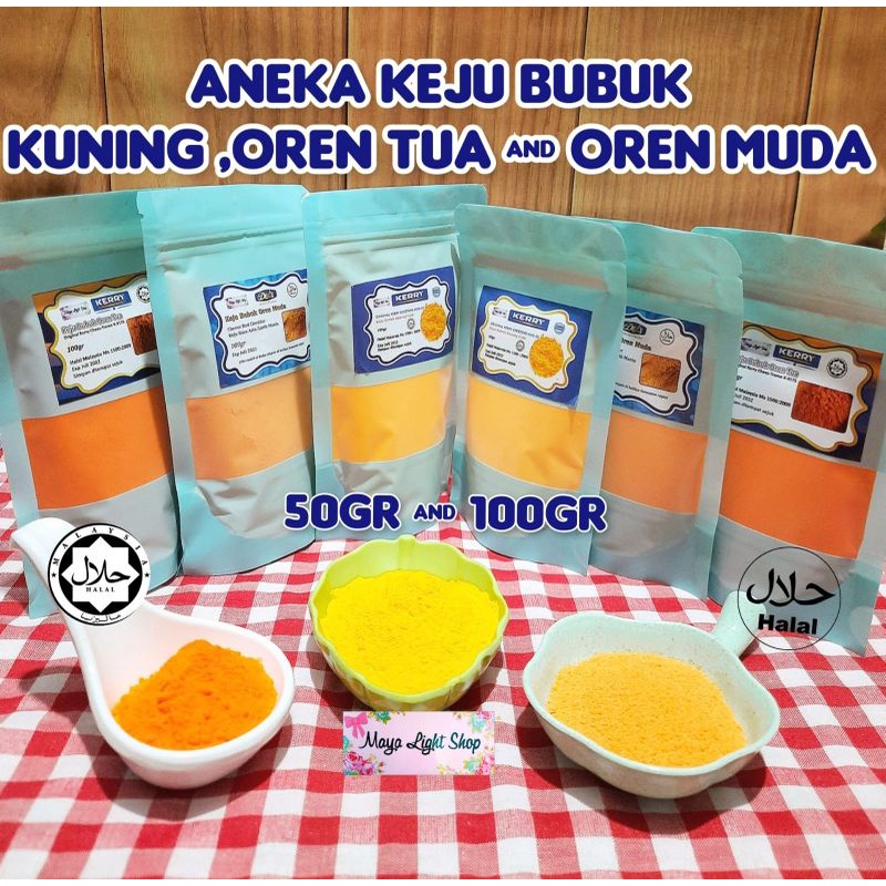 Jual kerry cheztone cheese powder sauce 50gr keju bubuk saus keju bumbu ...