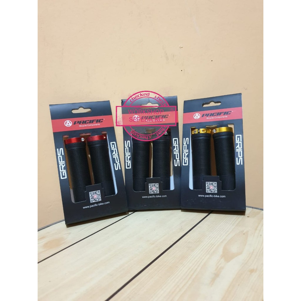 Jual Handfat / Handgrip / Handle Grip Sepeda Ring Lock Pacific D314 ...