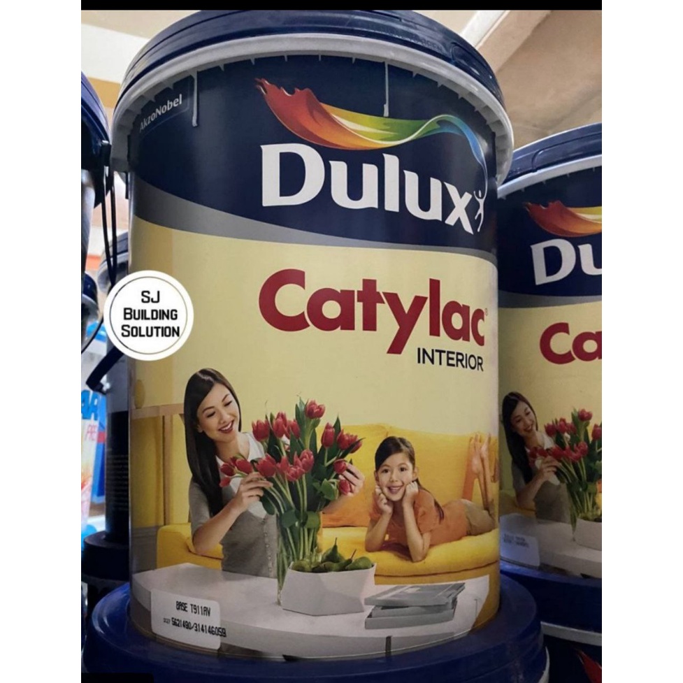 Jual Cat Tembok Dulux Catylac Interior Base A Putih 5 kg White 5kg ...