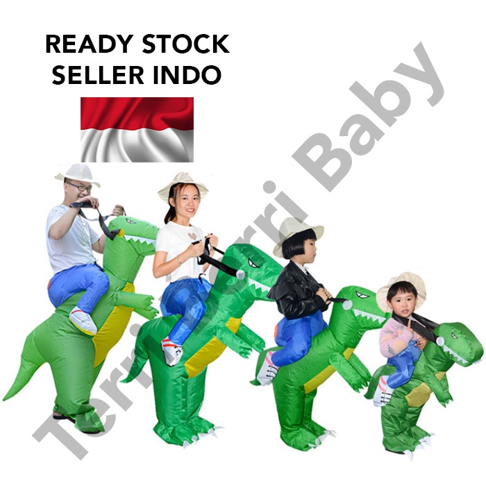 Jual KOSTUM BAJU BADUT KOSTOM DINO TIREK TIREX ANAK PESTA COSPLAY ...