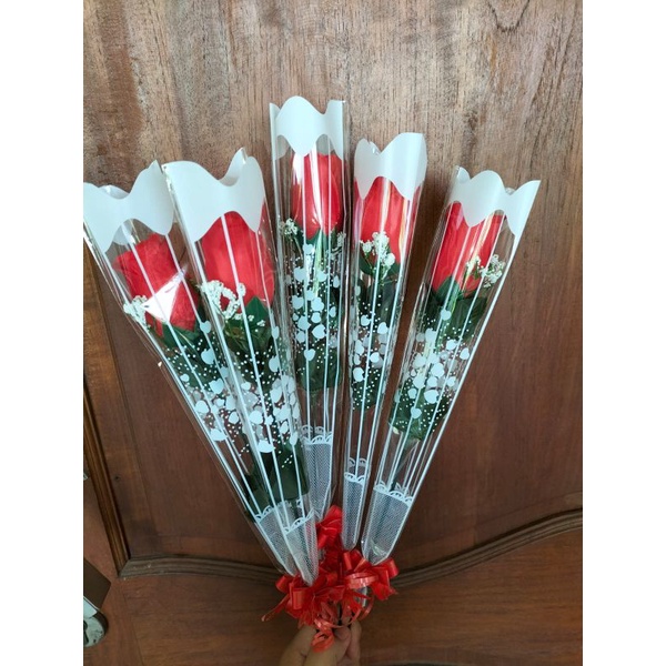 Jual Bunga mawar plastik merah 1 tangkai | Shopee Indonesia