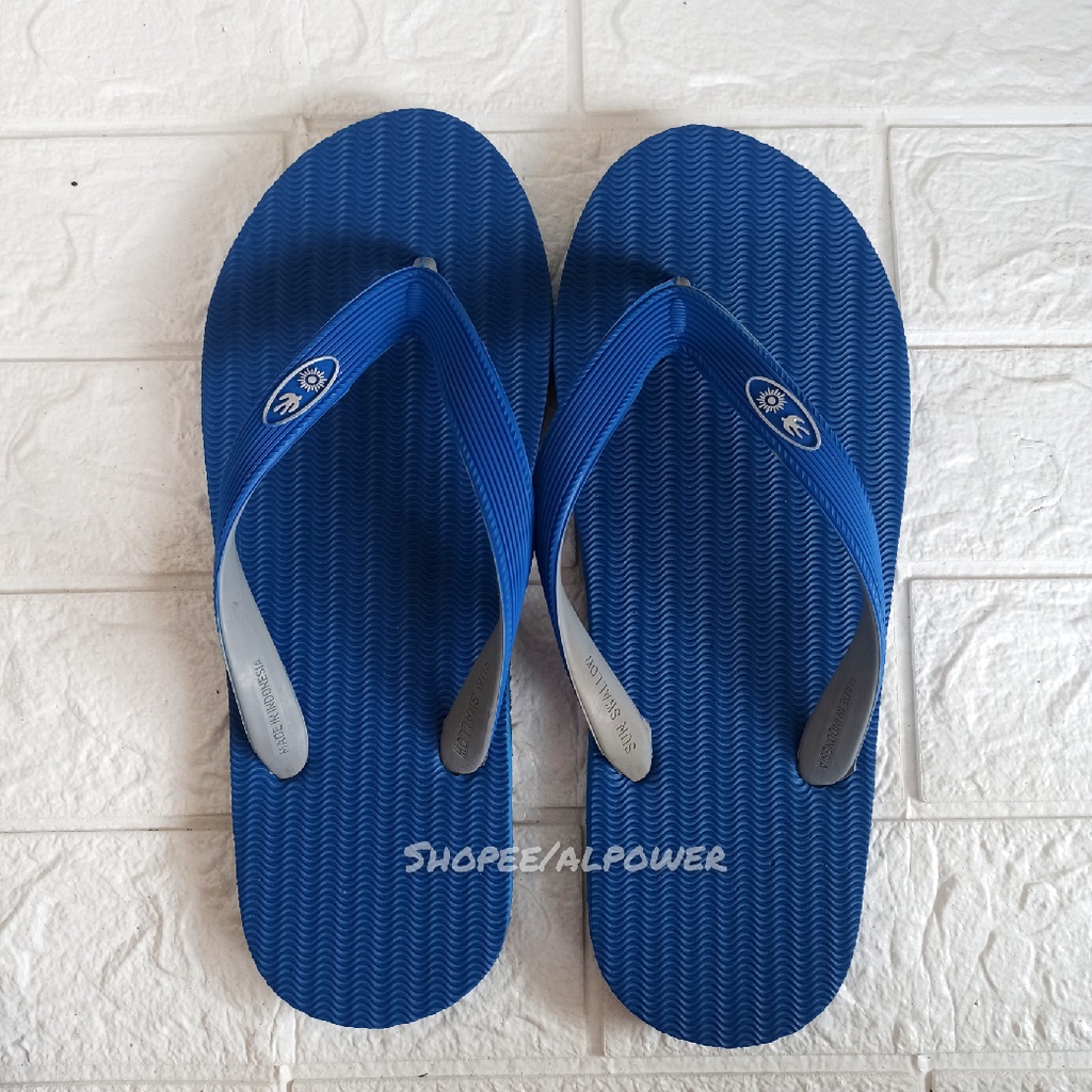 Jual Sendal Jepit Wave Sun Swallow Sandal Cowok Laki-Laki Pria Cowo ...
