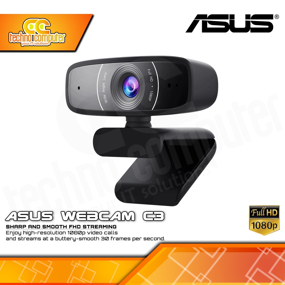 Jual WEBCAM ASUS C3 Full HD 1080p 30Fps Recording & Beamforming Mic ...