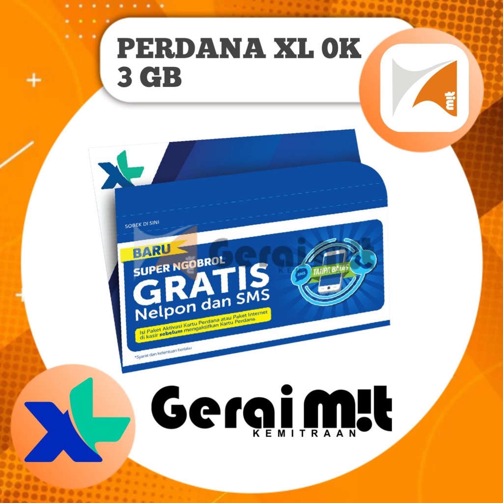 Jual Kartu Perdana XL 9GB (S) / 16GB (M) / 19GB (L) / 52GB (XL) / 80GB ...