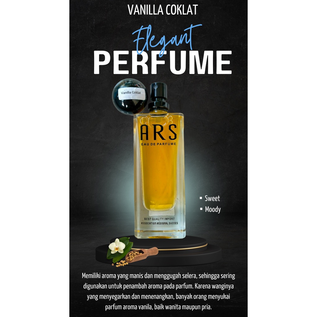 Jual PARFUM VANILLA COKLAT | ARS PARFUME 35ml | Shopee Indonesia
