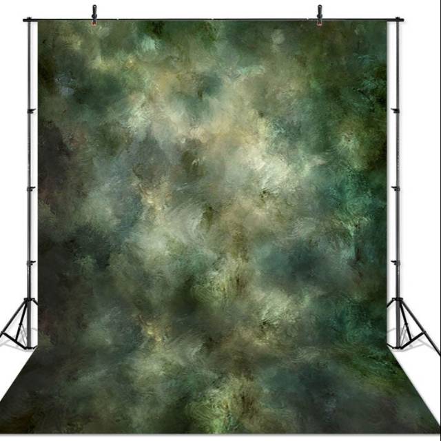 Jual Kain Background foto photo Abstrak ukuran 3m x 2,5m Green Texture ...