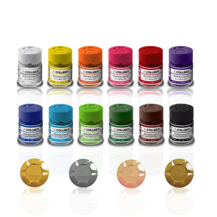 Jual CAT POSTER / POSTER COLOUR COLLEEN MURAH | Shopee Indonesia