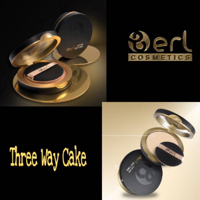 Jual THREE WAY CAKE B ERL (Bedak Ringan TWC) | Shopee Indonesia