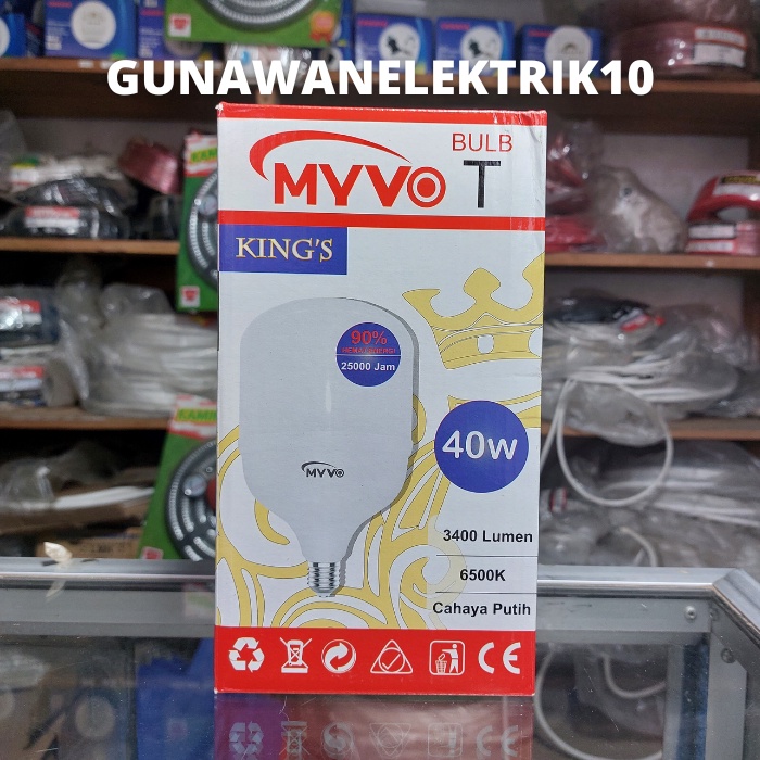 Jual LAMPU LED MYVO KINGS 40 WATT, MYVO KINGS 40W, BERGARANSI 1 TAHUN ...