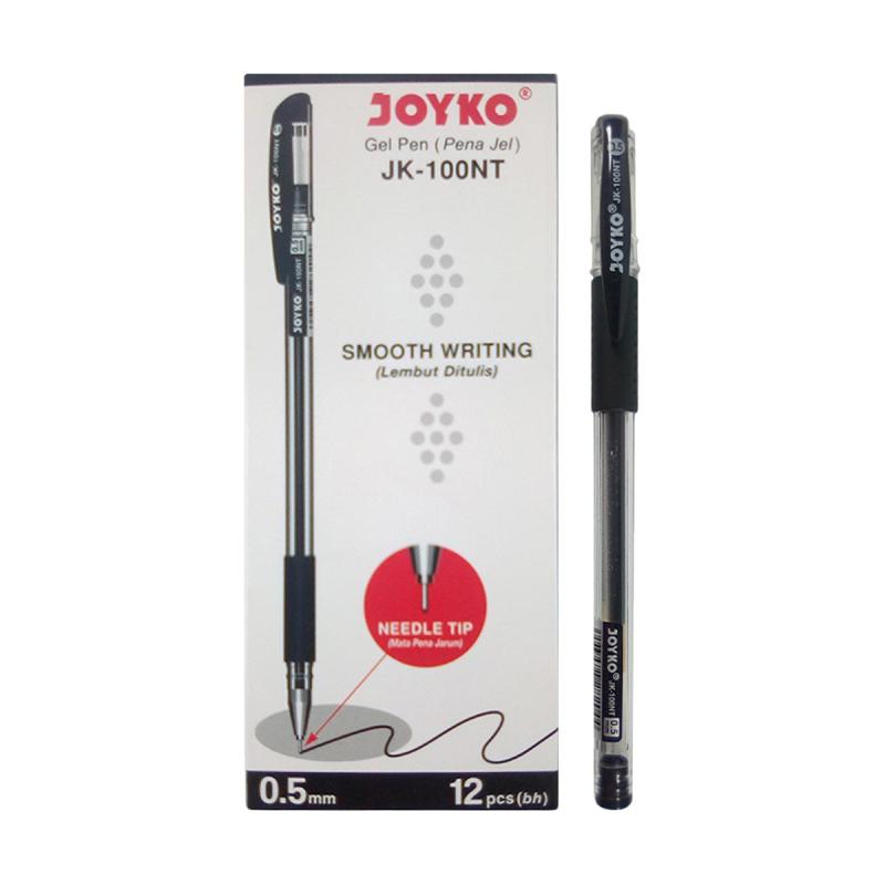 Jual Pulpen Gel Pen Joyko JK-100NT Track Gel 0.5 mm - Lusinan (12 pcs) | Shopee Indonesia